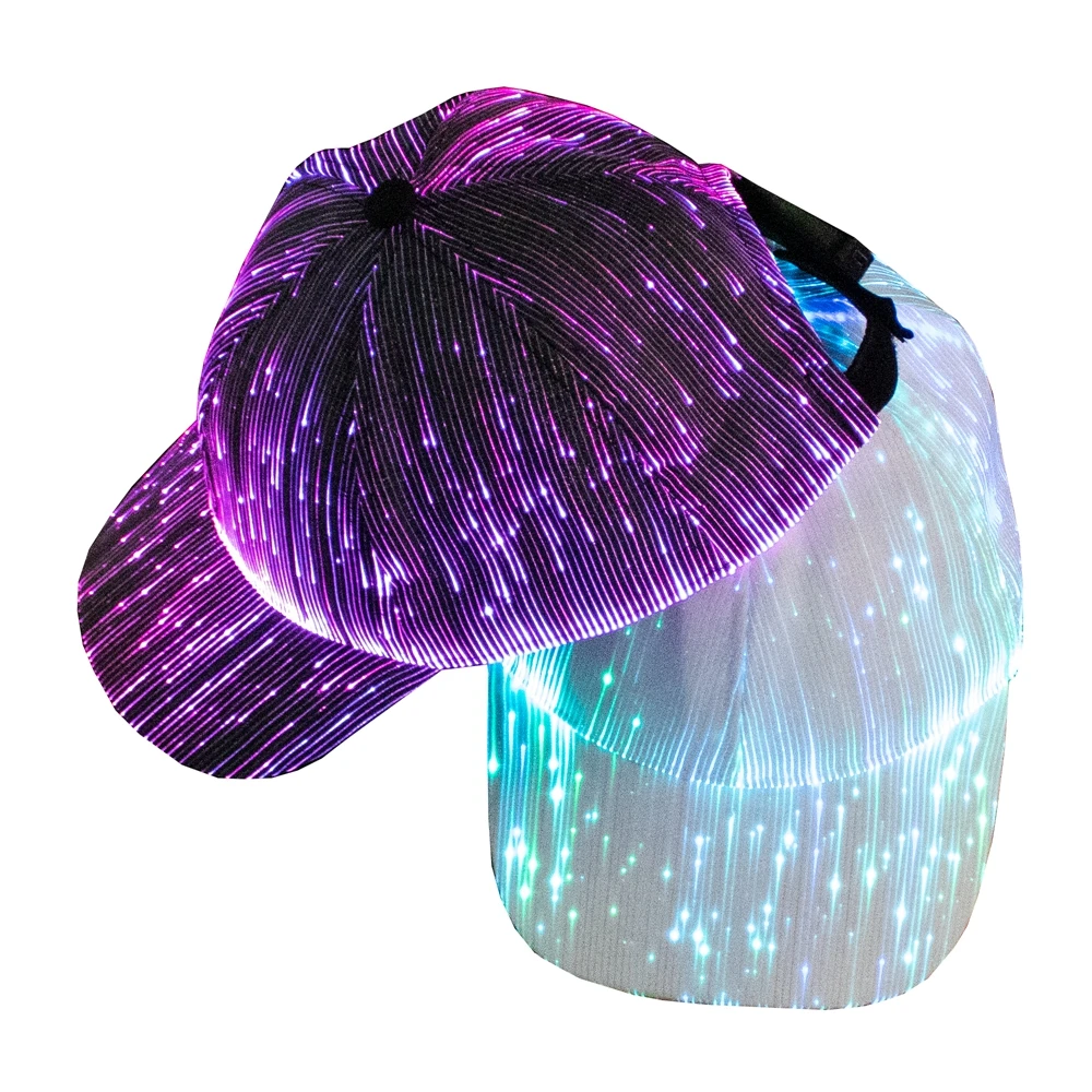 Fibre Optic Baseball Cap - Ravers Co